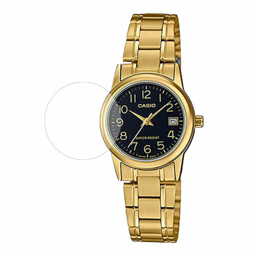 Скрин Мобайл защитный экран для часов Casio LTP-V002G-1B из гидрогелевая плёнка прозрачная