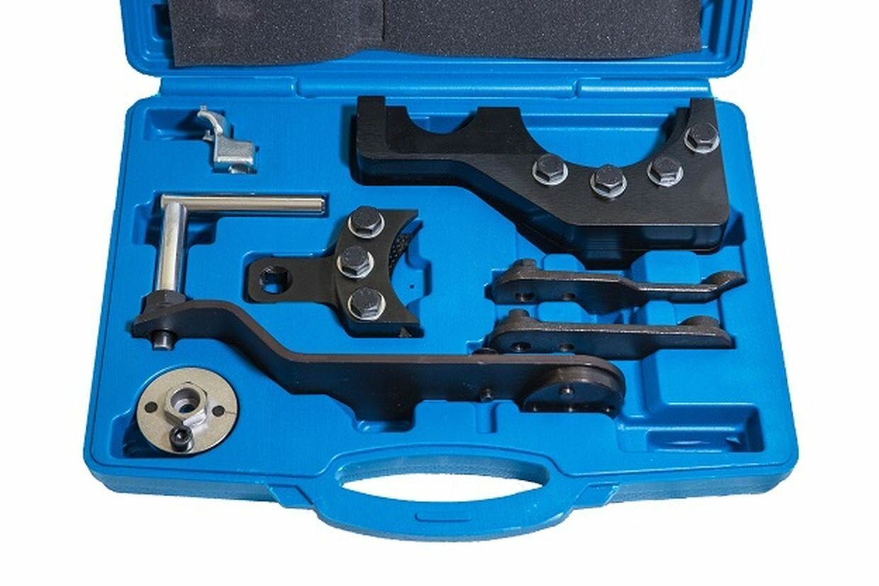 Набор фиксаторов валов Vertul VR50617, для VAG 2,5/4,9D/TDI, универсальный ключ, синий