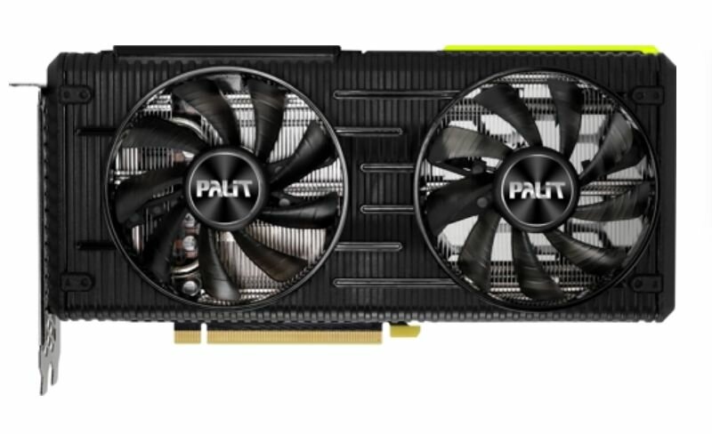 Видеокарта Palit GeForce RTX 3060 Ti DUAL (NE6306T019P2-190AD) - PCI-E 4.0, 8 ГБ, GDDR6, 256 бит, DisplayPort x3, HDMI, GPU 1410 МГц