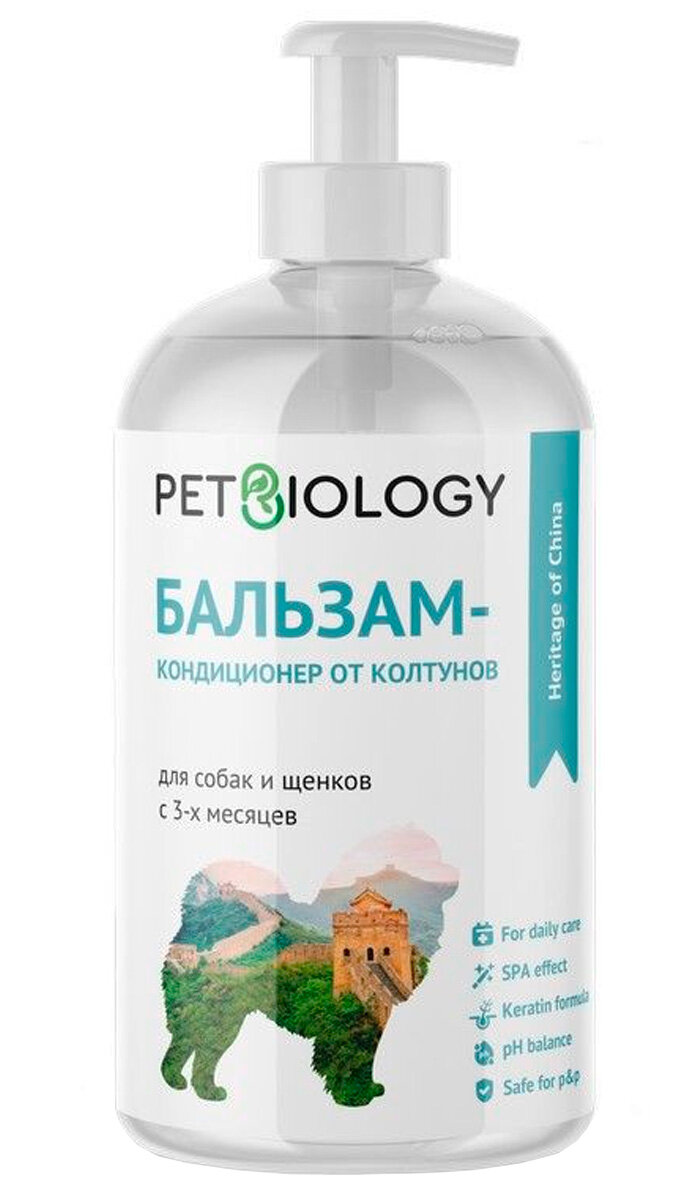 Бальзам-кондиционер Petbiology Китайская деревня от колтунов для собак и щенков 300 мл 1 шт