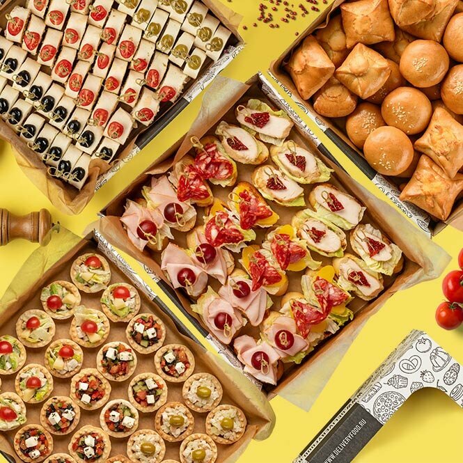 Сет фудбоксов на День Рождения + Подарок