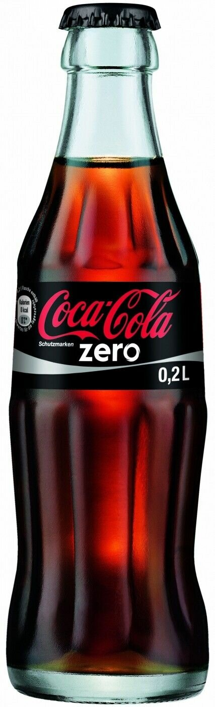 Coca-Cola Zero Sugar 0,20л *24шт, стекло, Англия