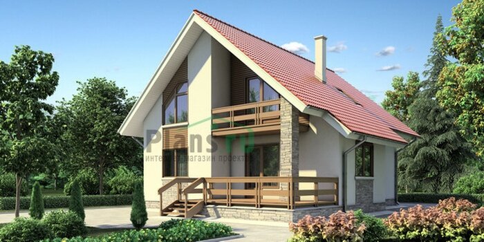 Проект дома Plans-53-12 (148 кв. м, газобетон)