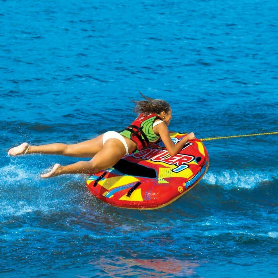 Баллон буксируемый Prowler 1P с электрическим насосом и буксирным тросом (Москва)