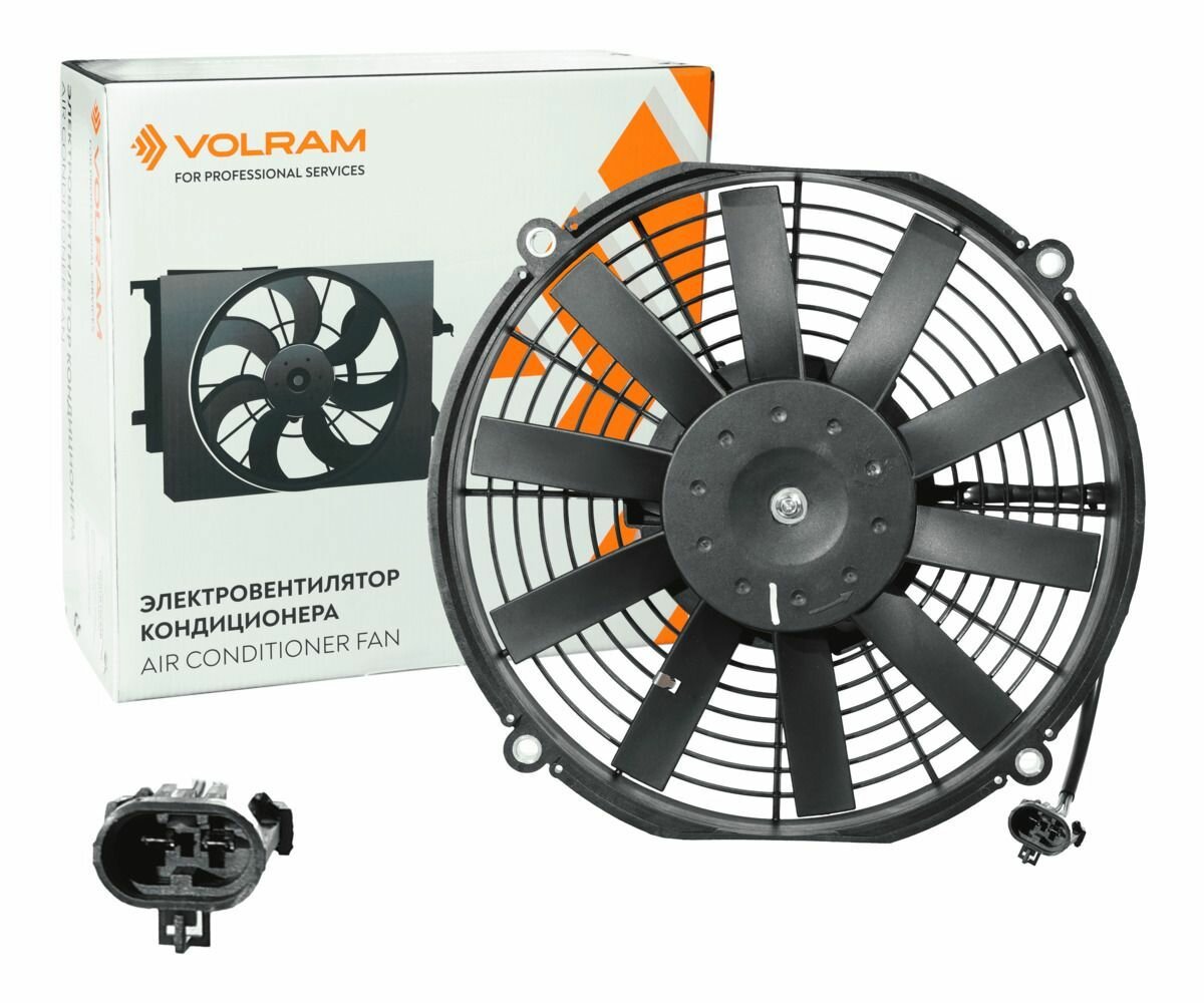 Электровентилятор кондиционера Volram VR28138 Lada ВАЗ-1118 Калина/Kalina (04-), Приора/Priora (07-)