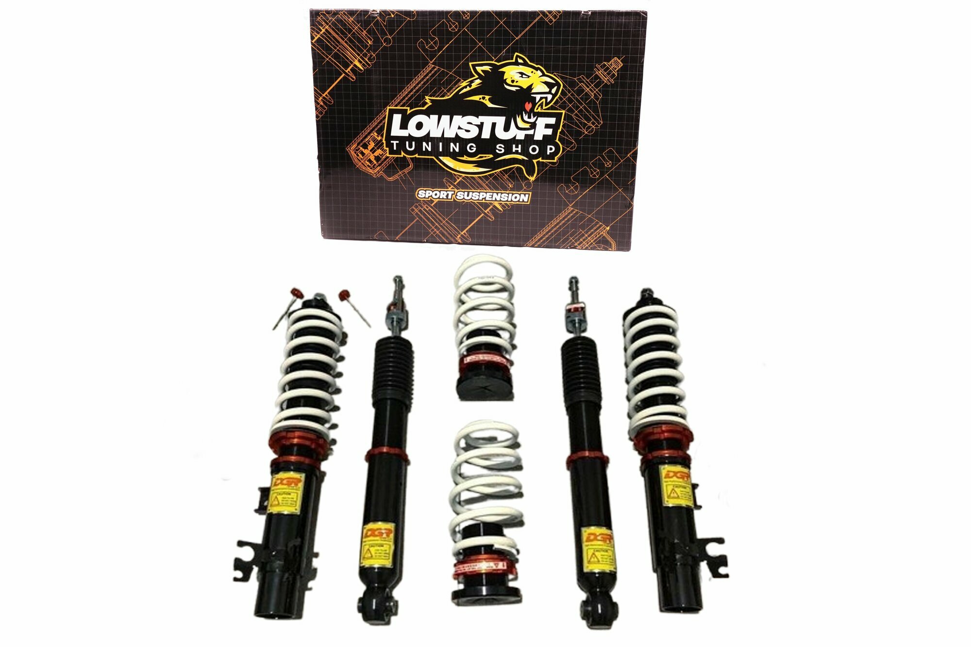 Audi A1 8X, Skoda Fabia Rapid, VW Polo, Polo Sedan, Polo LIftback винтовая подвеска фултап койловеры с регулировкой высоты и жесткости DGR Street