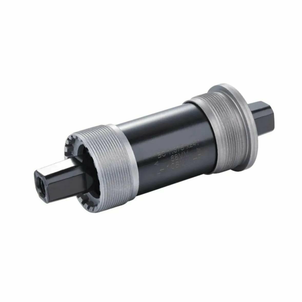 Каретка-картридж MIXIEER, стальная, стакан 68мм, квадрат 110мм х1,37"х24, чнрная MX-A203-110