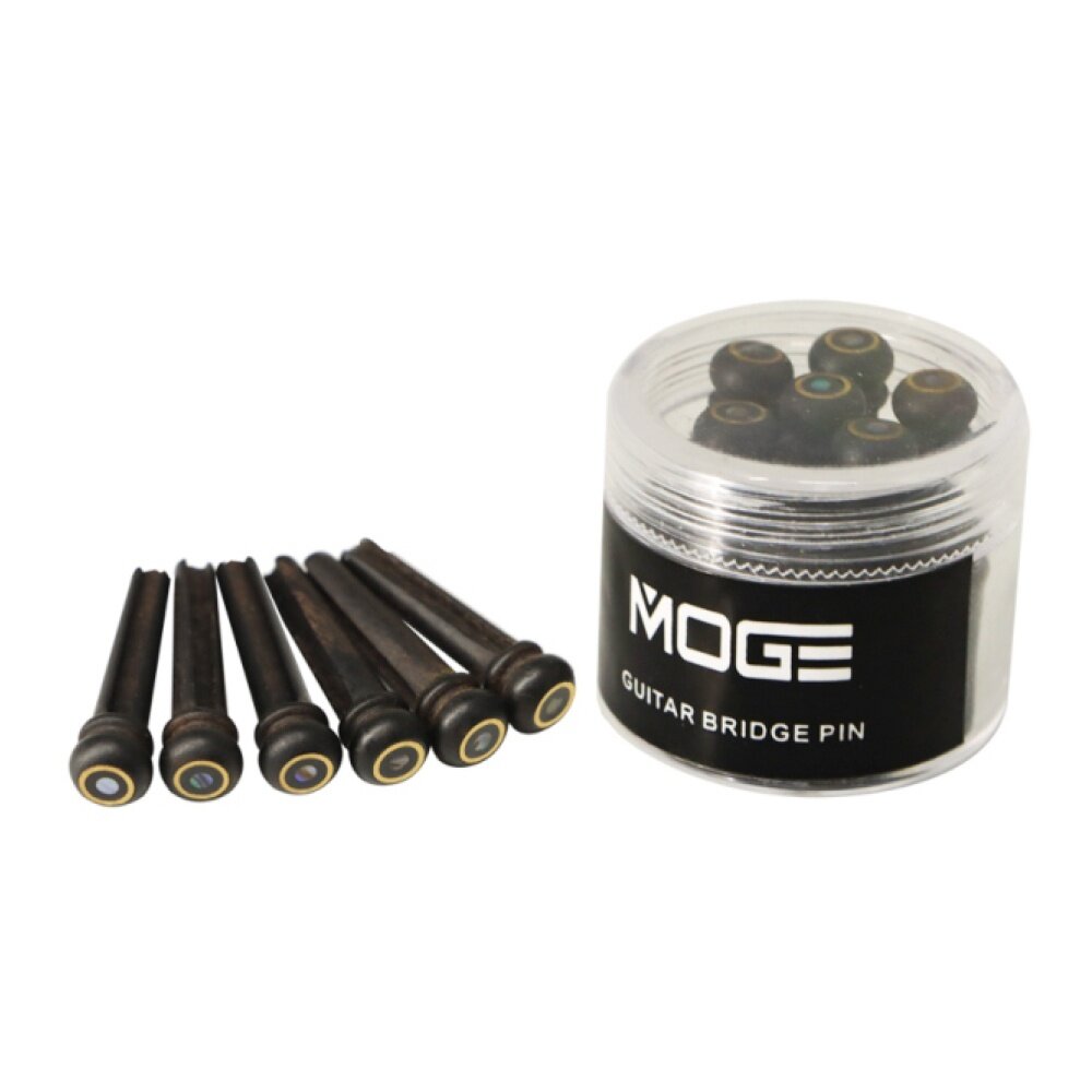 Фиксатор струн, черное дерево, набор, Moge GBP-Ebony
