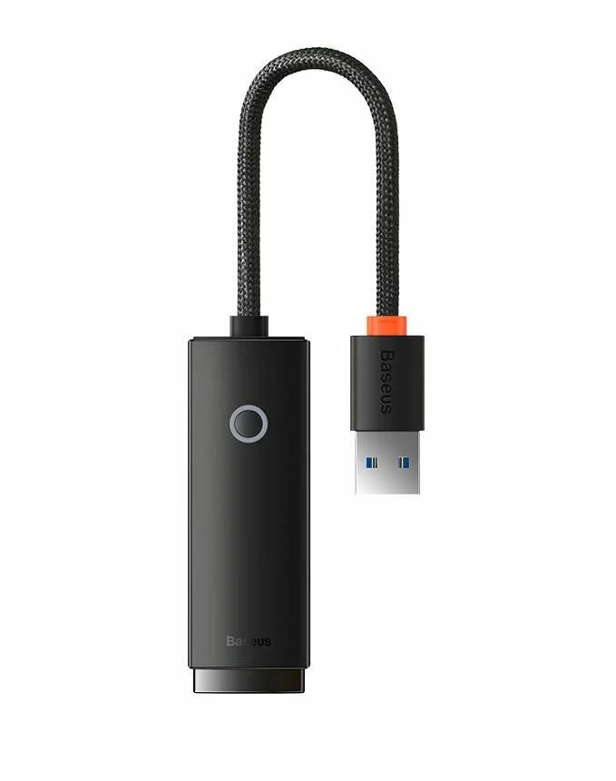 Хаб Baseus Lite / USB концентратор / высокоскоростной разветвитель адаптер-переходник на USB - RJ45