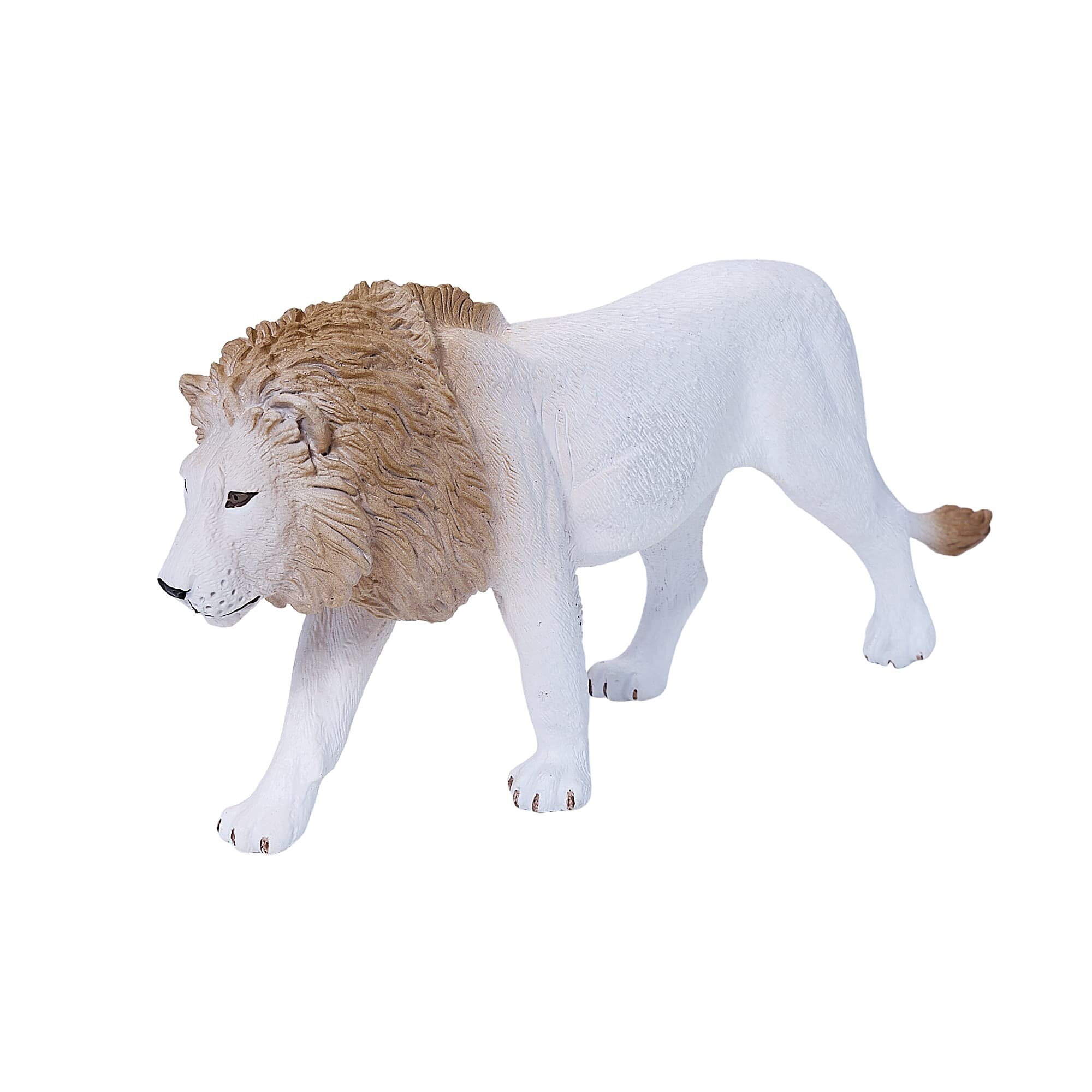 Фигурка-игрушка KONIK WILDLIFE Белый лев AMW2146, коллекционная фигурка