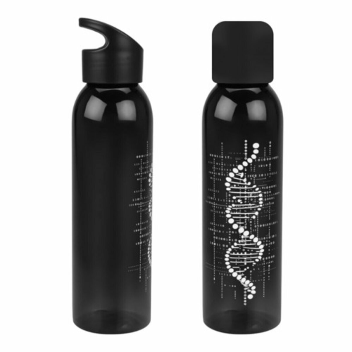 Бутылка для воды «ДНК. Для учителя, химика, врача, доктора, студента» (черный)