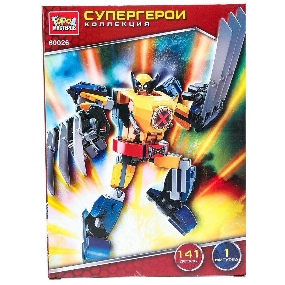 Конструктор Город Мастеров "Супергерои", 1 фигурка, 141 деталь (380211)