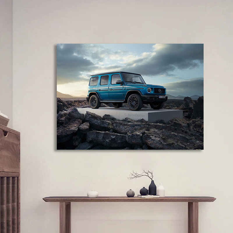 Авто / Картина мерседес на стену / в интерьер мальчику, 50х70 см.