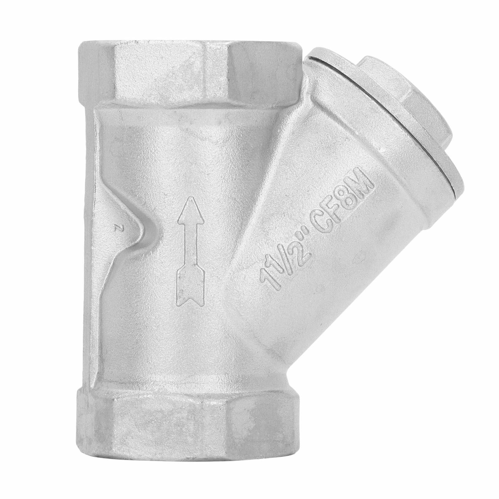 Y-образный фильтр 1 1/2 дюйма, нержавеющая сталь 304, для трубопровода