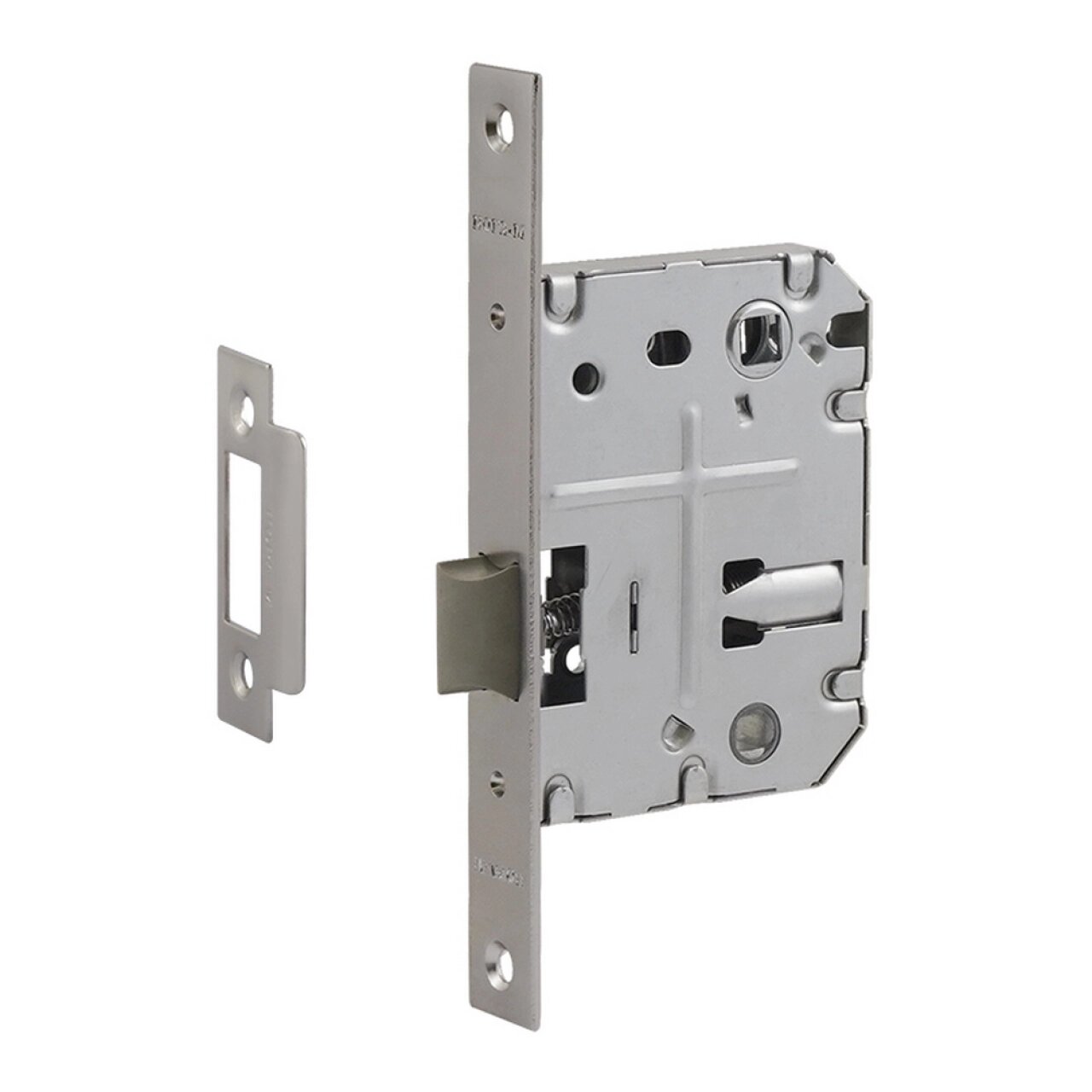 2070-70 ППП Внутренний механизм с пластиковым ригелем, матовый никель, стильная сборка