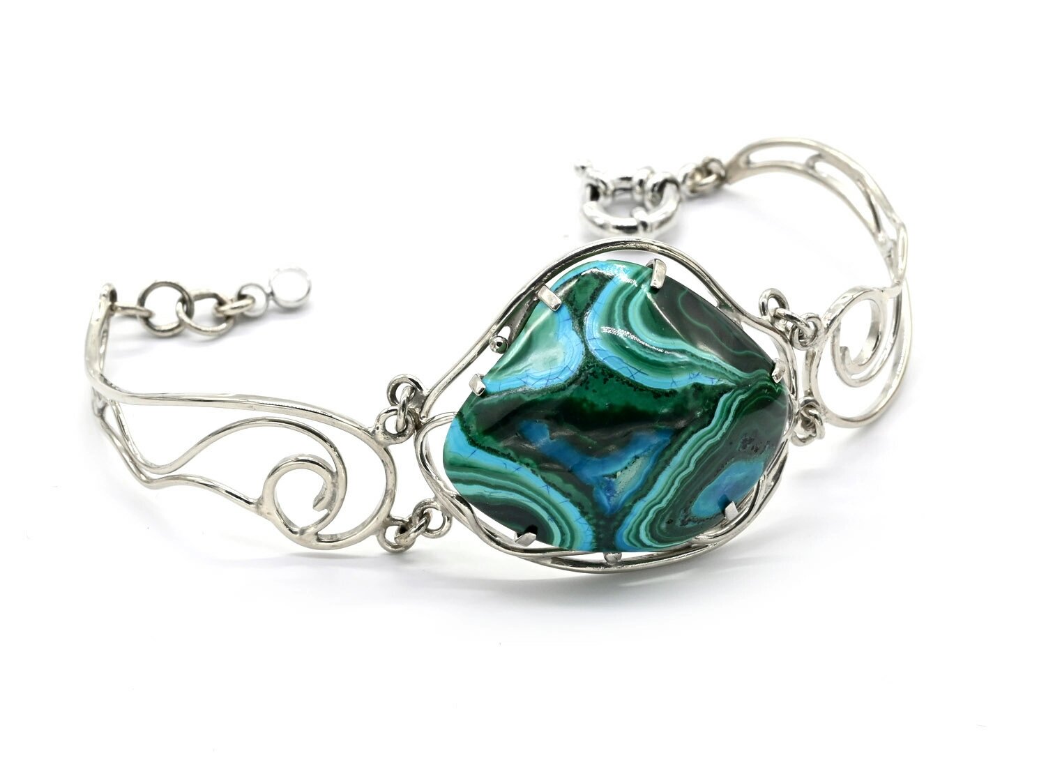 Браслет, хризоколла