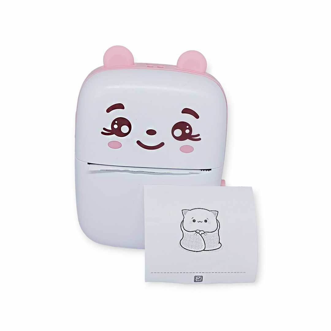 Портативный детский мини принтер. Термопринтер для печати с телефона.