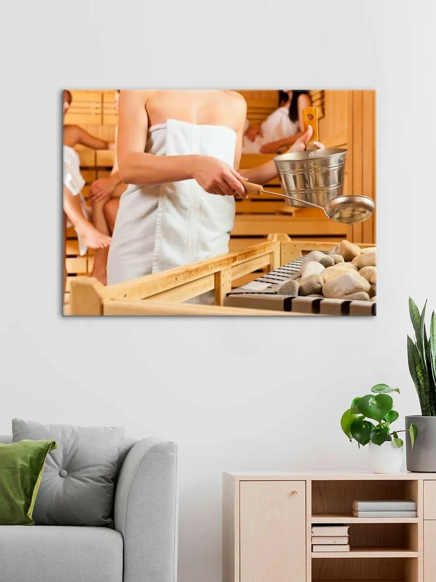 Картина на стену "Баня", 40х30 см