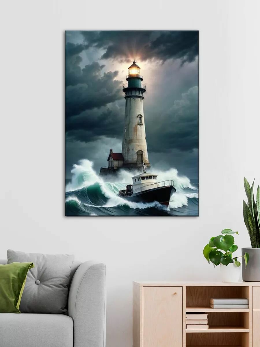 Картина на стену "Маяк", 50x70 см