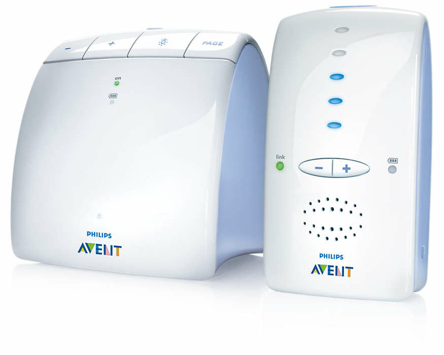 Радионяня Philips AVENT SCD510, двусторонняя связь, радиус 330 м