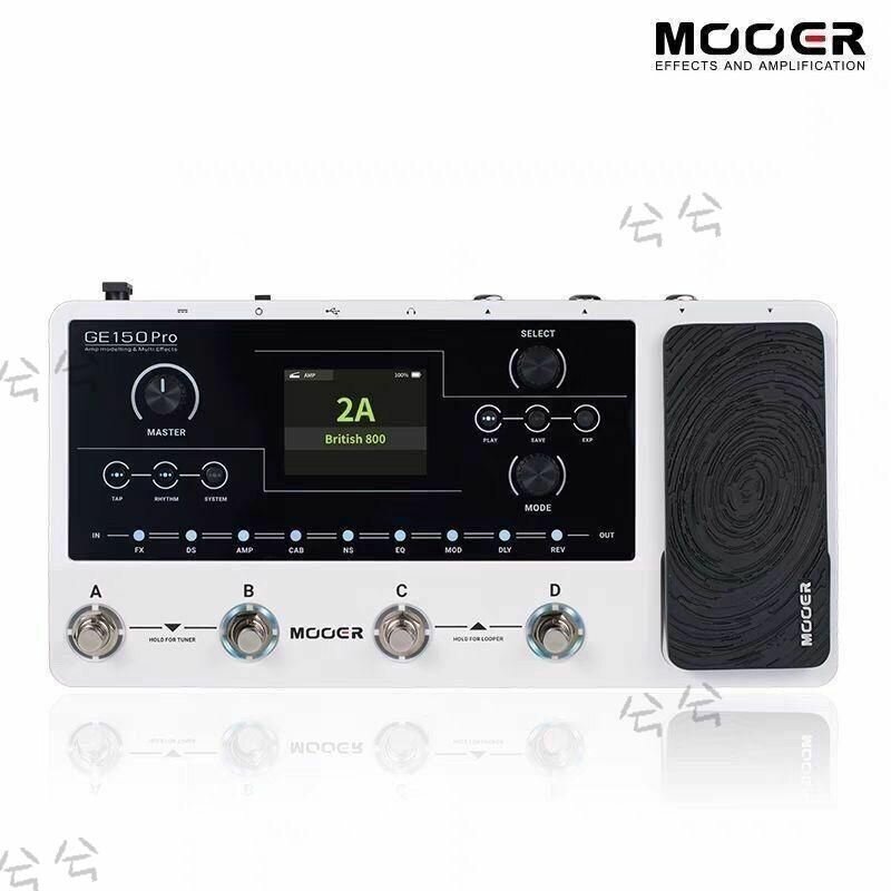 Гитарный мультиэффектный процессор MOOER GE150 PRO Педаль эффектов с циклической записью./