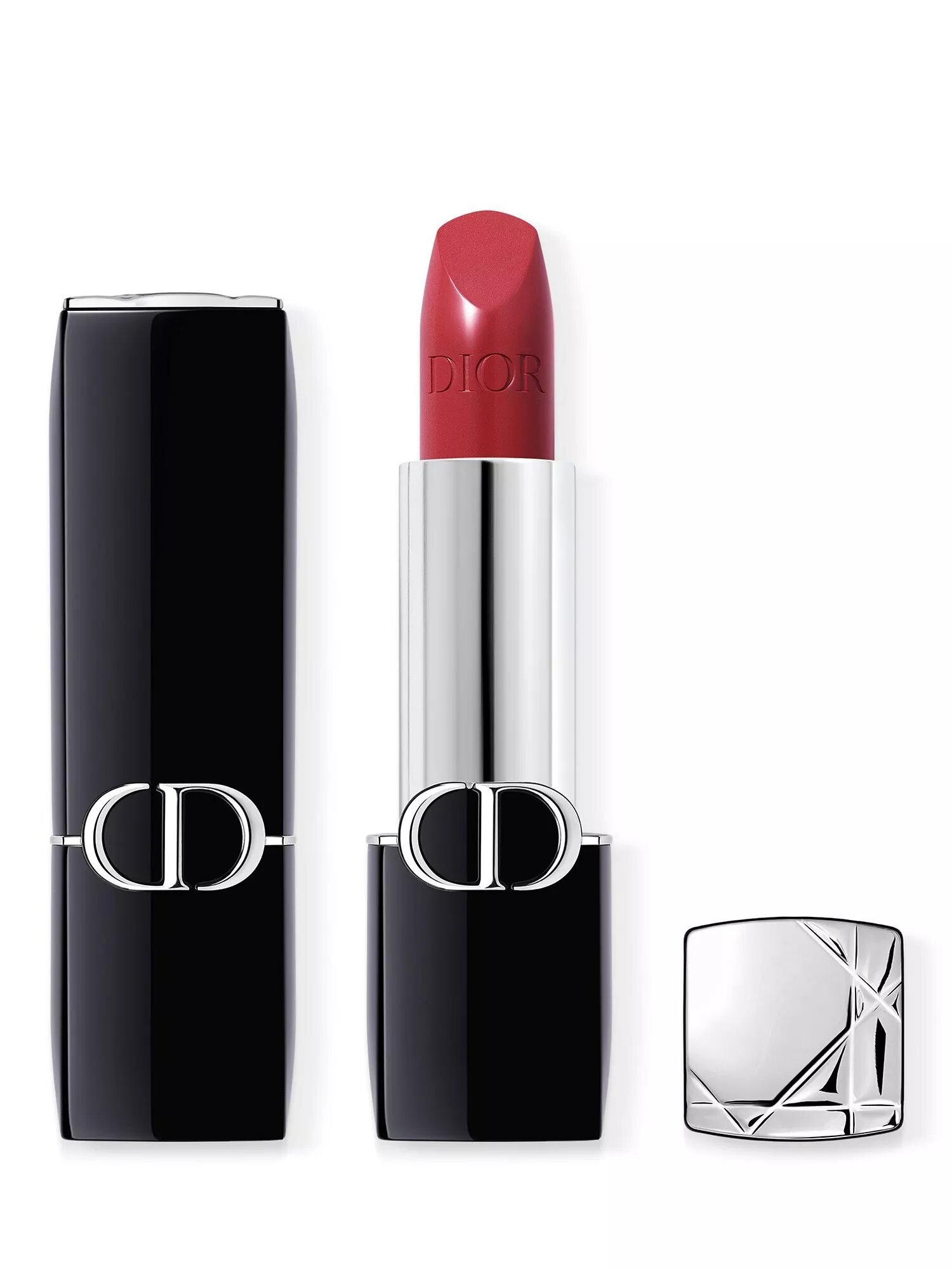 Губная помада DIOR Rouge Dior 3.5 г | культовая | Сатиновый финиш и увлажнение | Тон 525 Chérie Satin