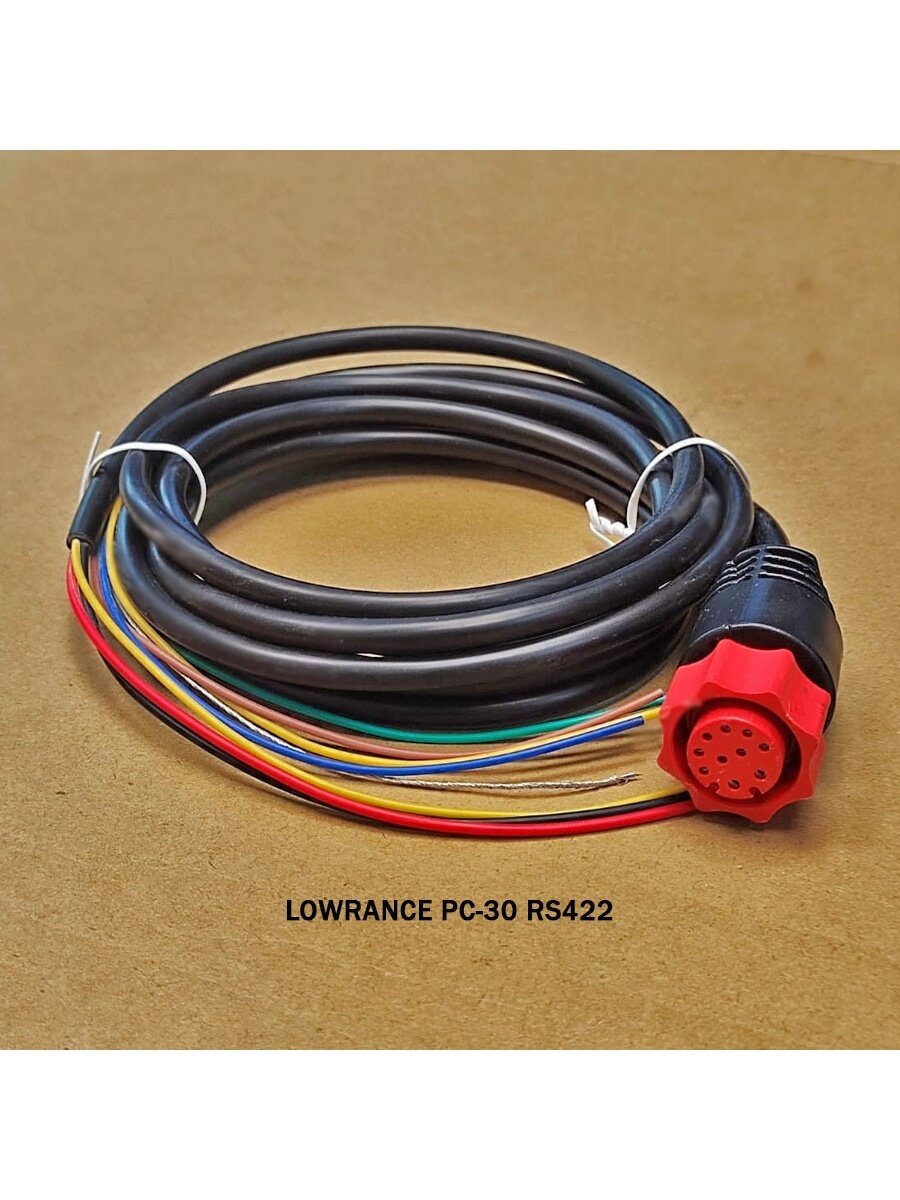 Кабель питания и передачи данных PC-30 RS422 для Lowrance HDS, Elite Ti / Ti2. Replacement 000-0127-49