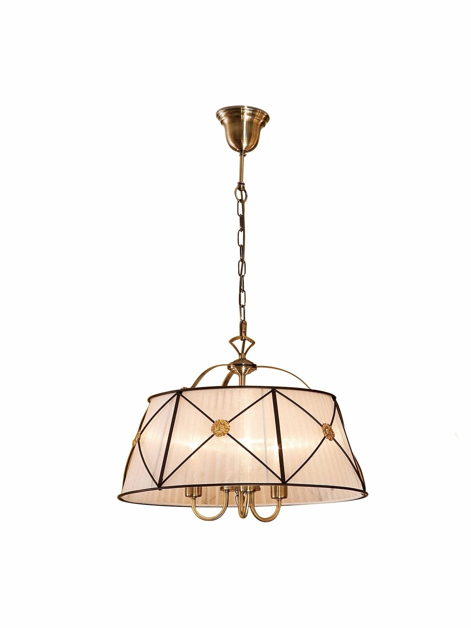 Люстра Ситилюкс Дрезден CL409132 благородство белого декора акцент на декоративных элементах