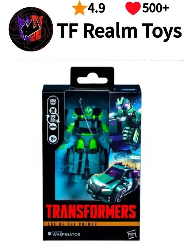 Трансформеры игрушки Hasbro Transformers: Age of the Primes Deluxe Class Fugitive Waspinator 14cm G1025