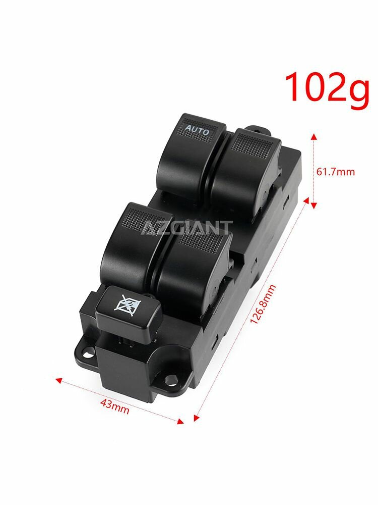 Автомобильное окно переднее левое стекло двери 4+12 контактов мастер-переключатель, Подходит для 2003-2012 Mazda 6 2.3L 2.5L 3.0L 3.7L