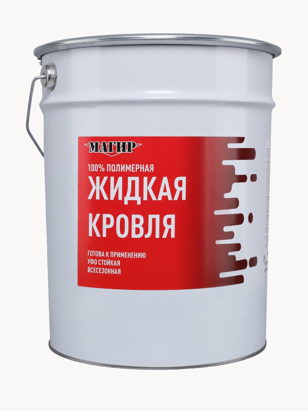 Жидкая Кровля Магир, полимерная без битума, черная, 5 кг