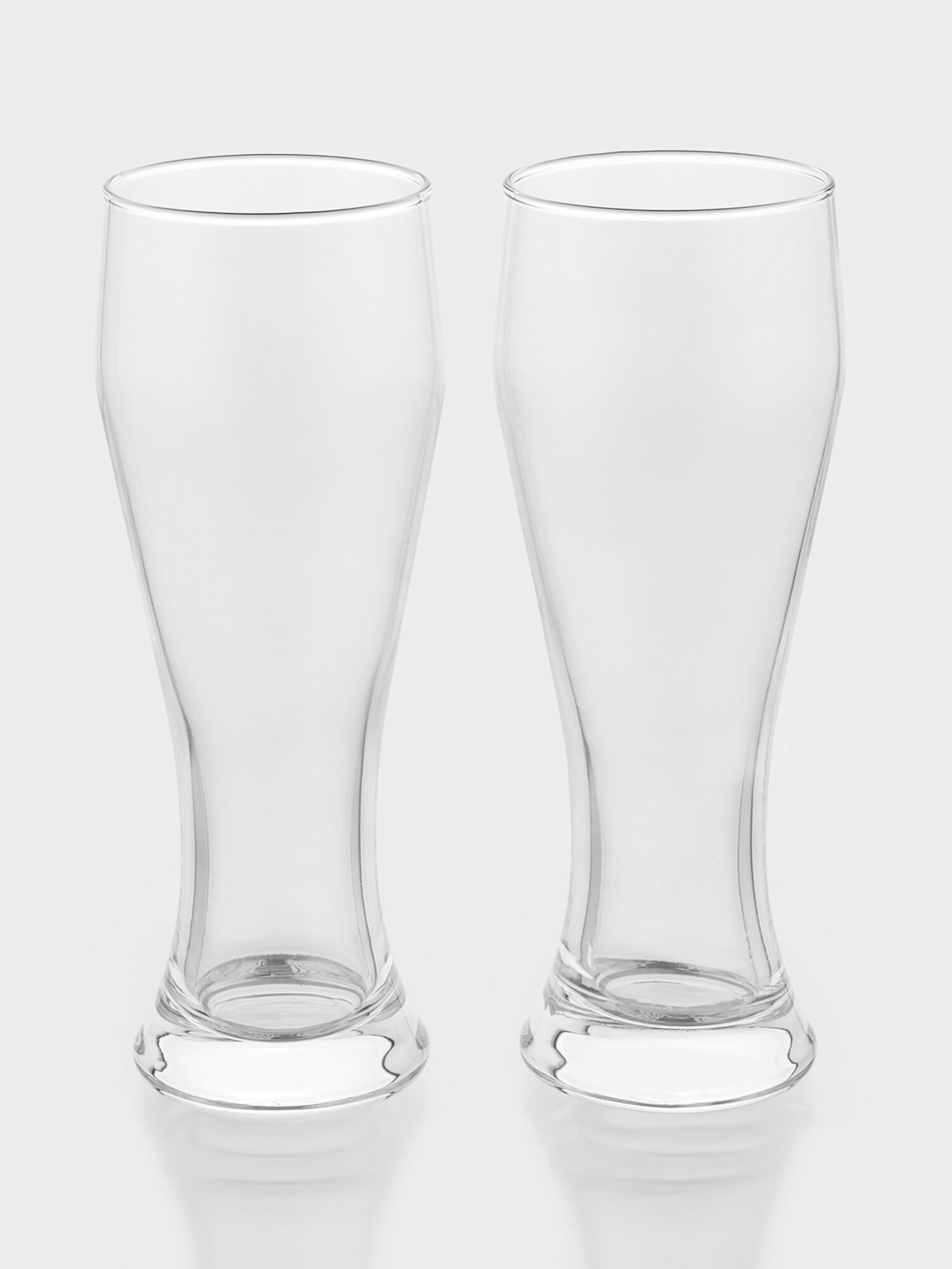 Пивные стаканы Pub, 415 мл, набор 2 шт, стекло, прозрачные, цвет: прозрачный