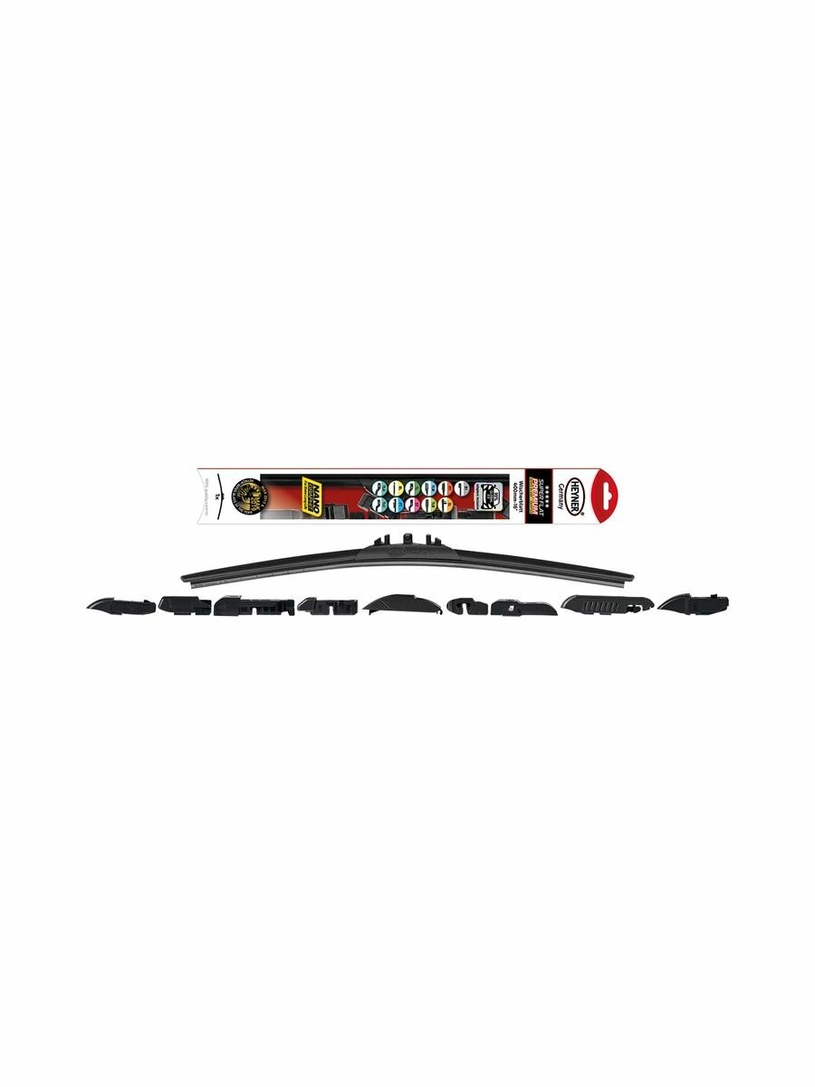 Щетка с/о 16"/40 см HEYNER SUPER FLAT PREMIUM (мультиадаптерная, бескаркасная)