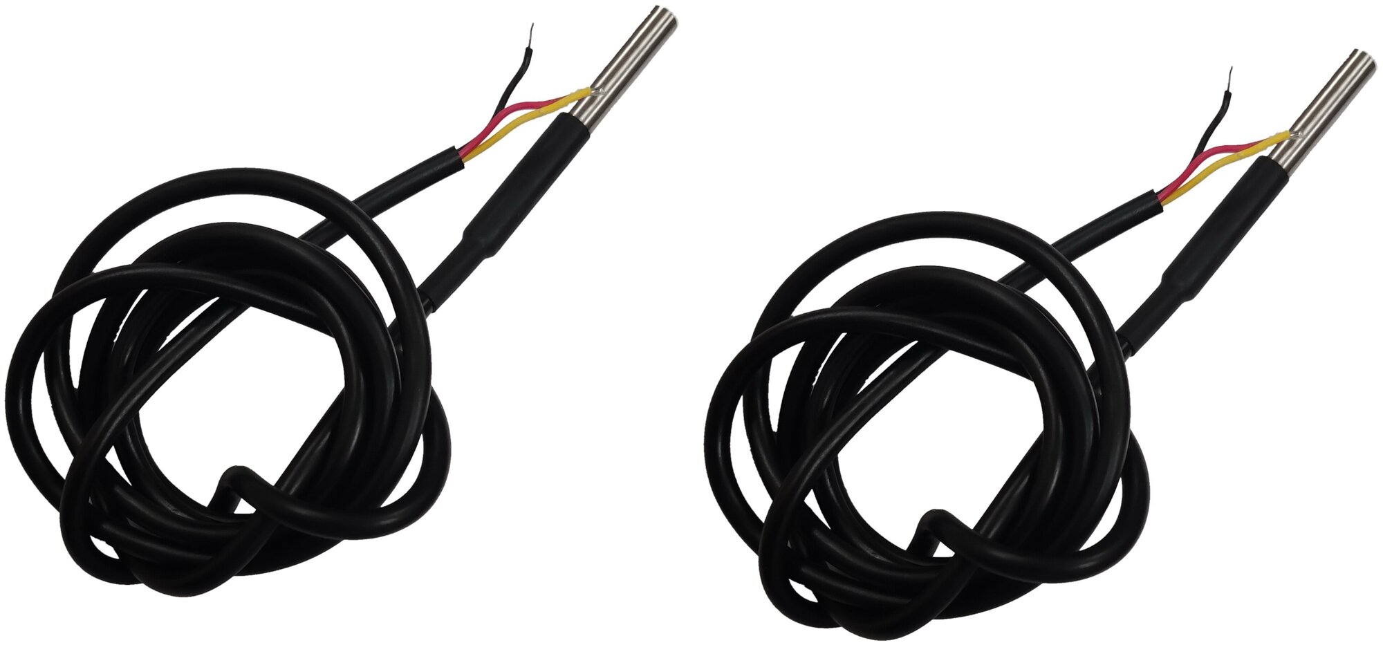 DS18B20 датчик теплоносителя температурный (уличный, в гильзу) комплект 2 штуки