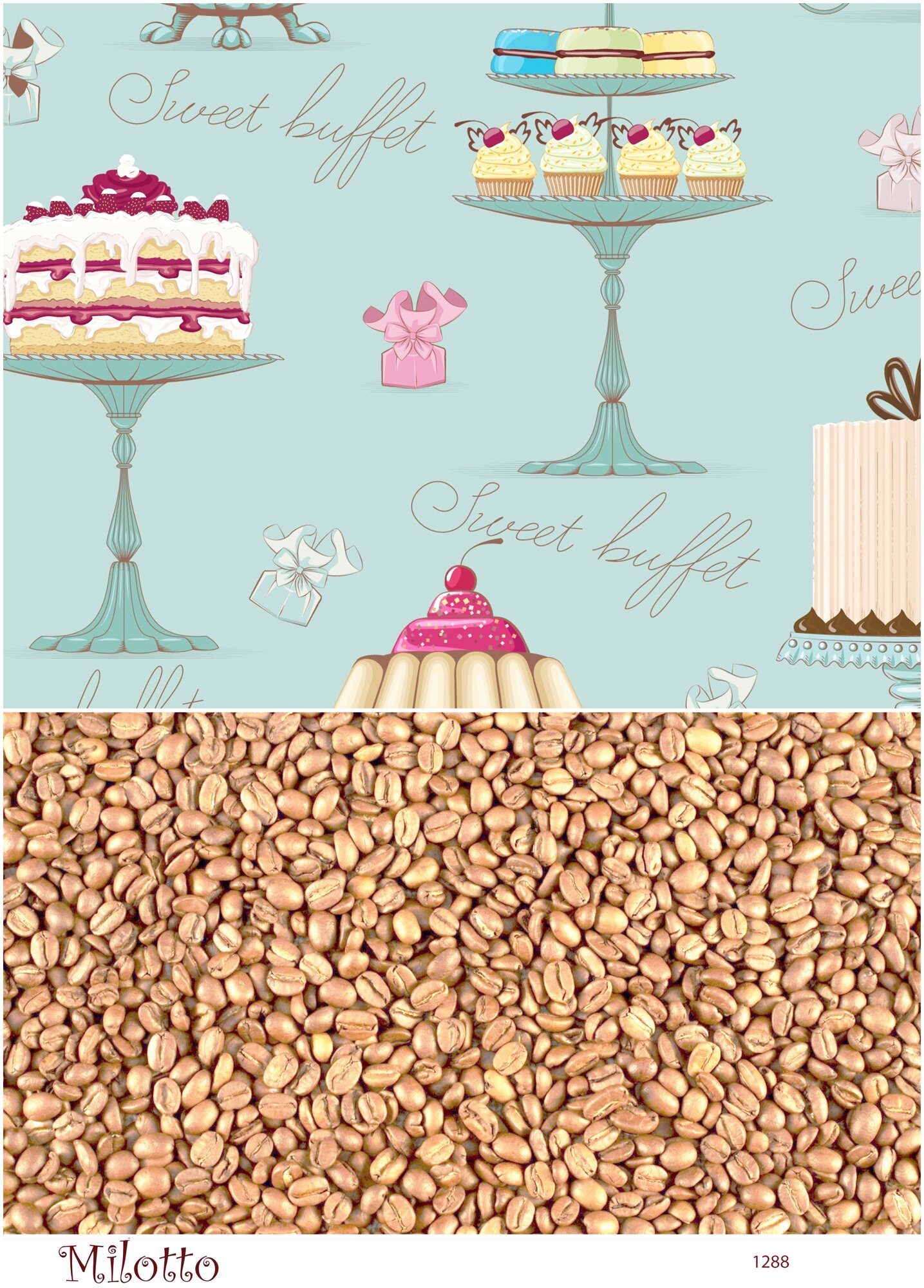 Рисовая бумага для декупажа карта салфетка А4 салфетка 1288 фон камни торт пирожное винтаж крафт Milotto