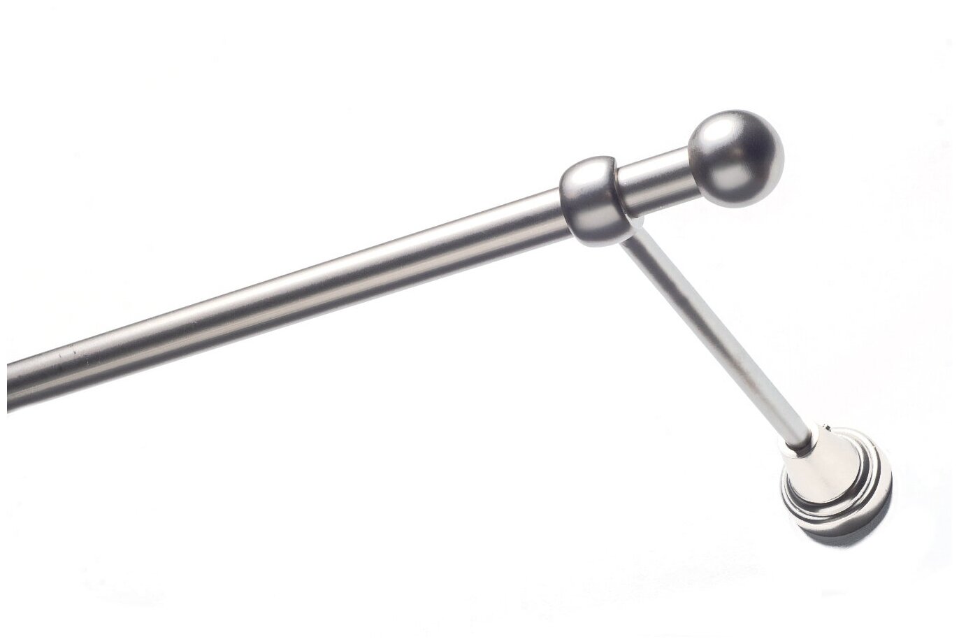 Карниз для штор 2,8 метра AICITY16 шар хром матовый