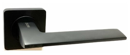 Ручка дверная на квадратной основе Vantage V 54 BL. Цвет: черный