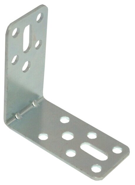 Регулируемый крепежный уголок 62х62х30 мм для монтажа металлических конструкций