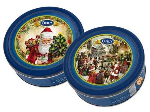 Слив. печенье и слив. печенье с кусочками шоколада " BUTTER COOKIES" ж/б 454г