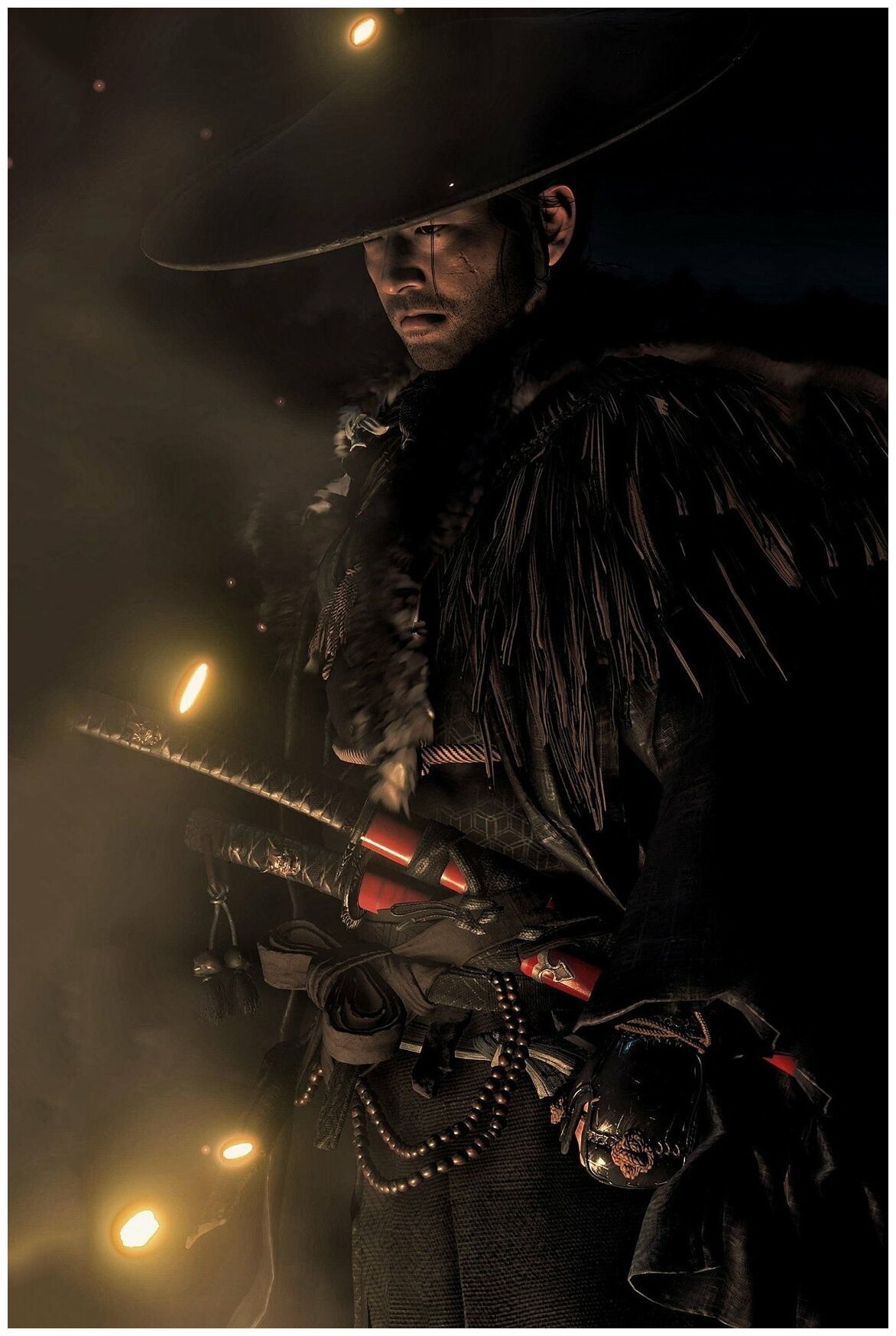 Постер / Плакат / Картина Призрак Цусимы. Дзин Сакай 40х50 см в подарочном тубусе