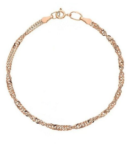 Браслет, красное золото, 585 проба