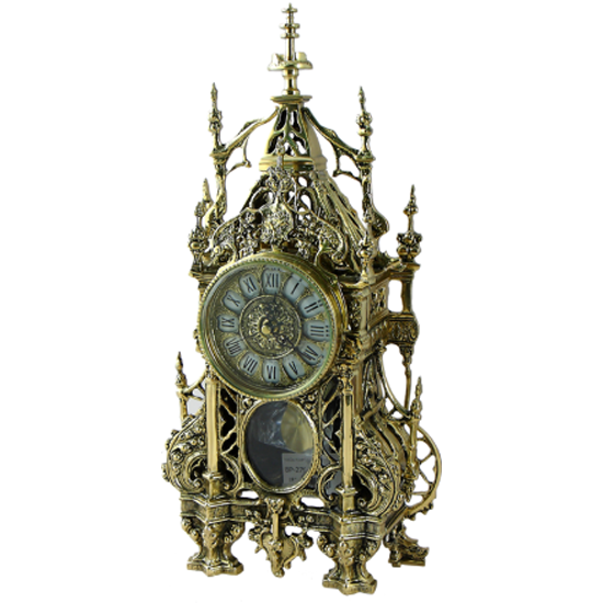 Часы Belo DE Bronze Кафедрал c маятником, золото BP-27012-D