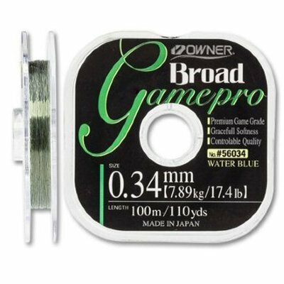 Леска Owner Broad Game Pro летняя 0,42мм 100м Water Blue