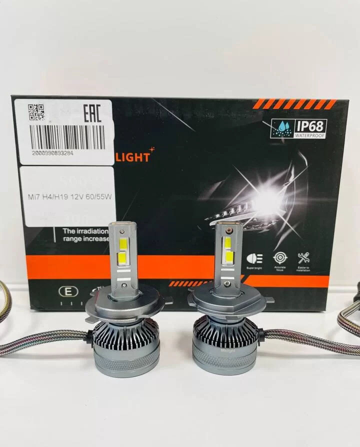 Светодиодные лампы Mi7 H4/H19 12V 60/55W