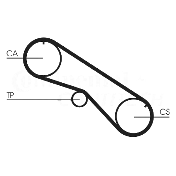 CONTITECH CT818 (1356817010 / 1356819065 / CT818) ремень грм