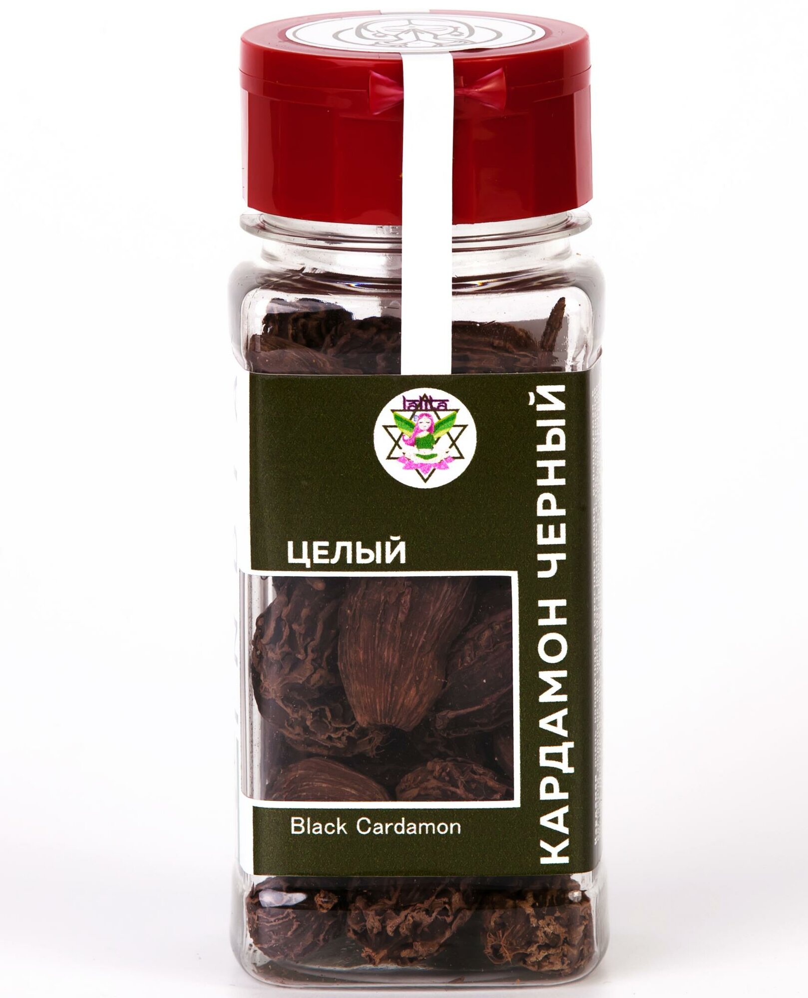 Кардамон черный целый, 40 г, пл/уп-ка флип/крышка LALITA®