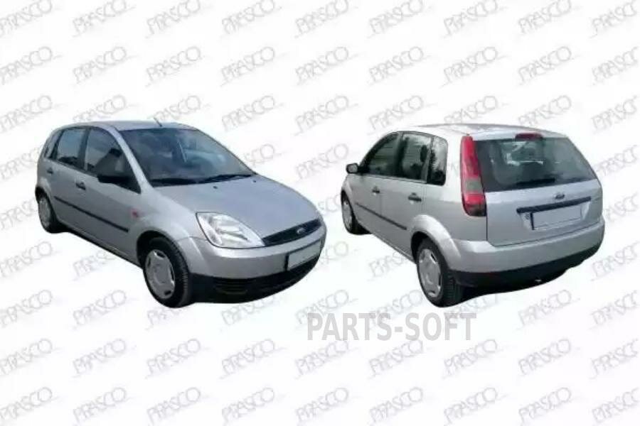 Крыло переднее лев. с боковым отверст. под повтор! Ford Fiesta MK V 02-05 Prasco арт. FD3403014