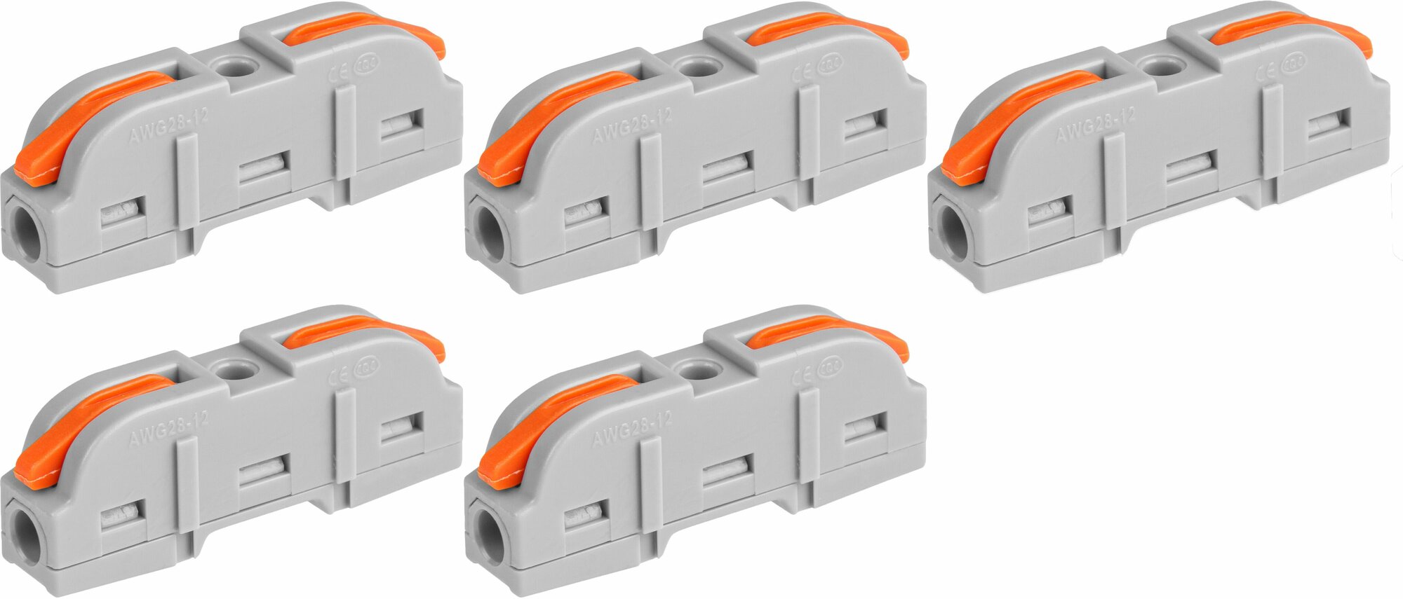 Клемма проходная юпитер СК-221 2.5 мм2 5 штук (JPZ1-7201-15-5)