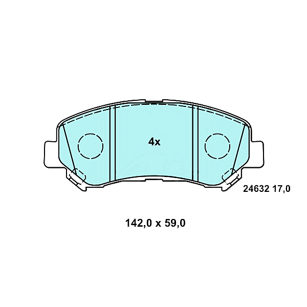 ATE 13.0470-5752.2 (D1060JD00A) колодки пер nis qashqai 1.5dci / 1.6i / 2.0dci / 2.0i / x-trail (t31) 2.0dci / 2.0i / 2.5i 07- (ceramic)