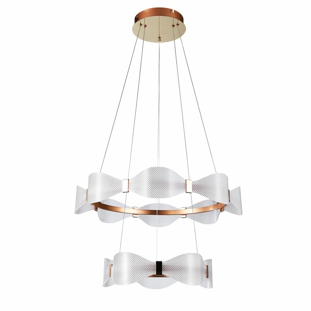 Подвесная люстра Arte Lamp Grace D600xH110 мм LED цвет латунь, арт. A1868SP-2PB